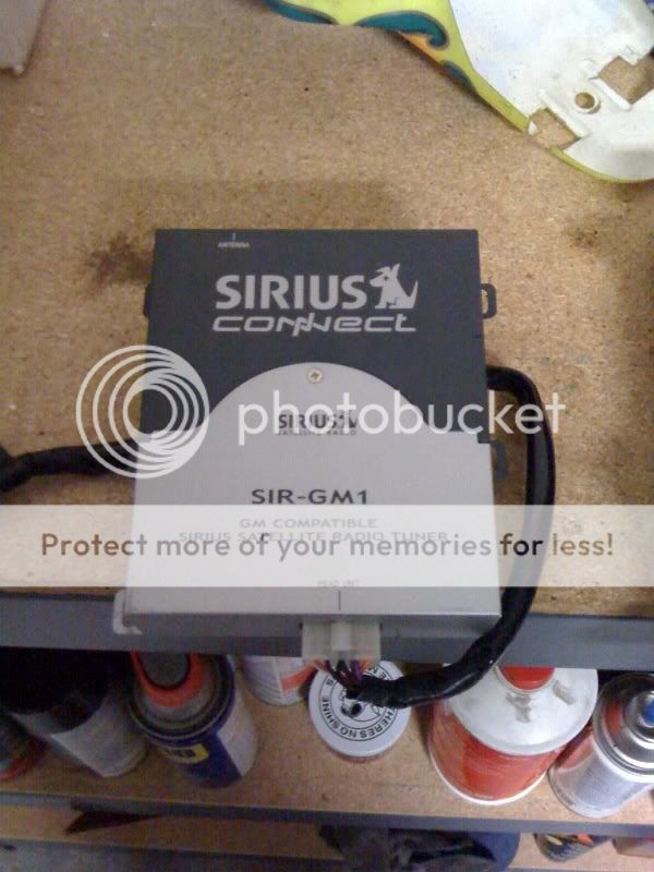 2005 stock navigation radio, stock xm module, sirius sir-gm1 module ...