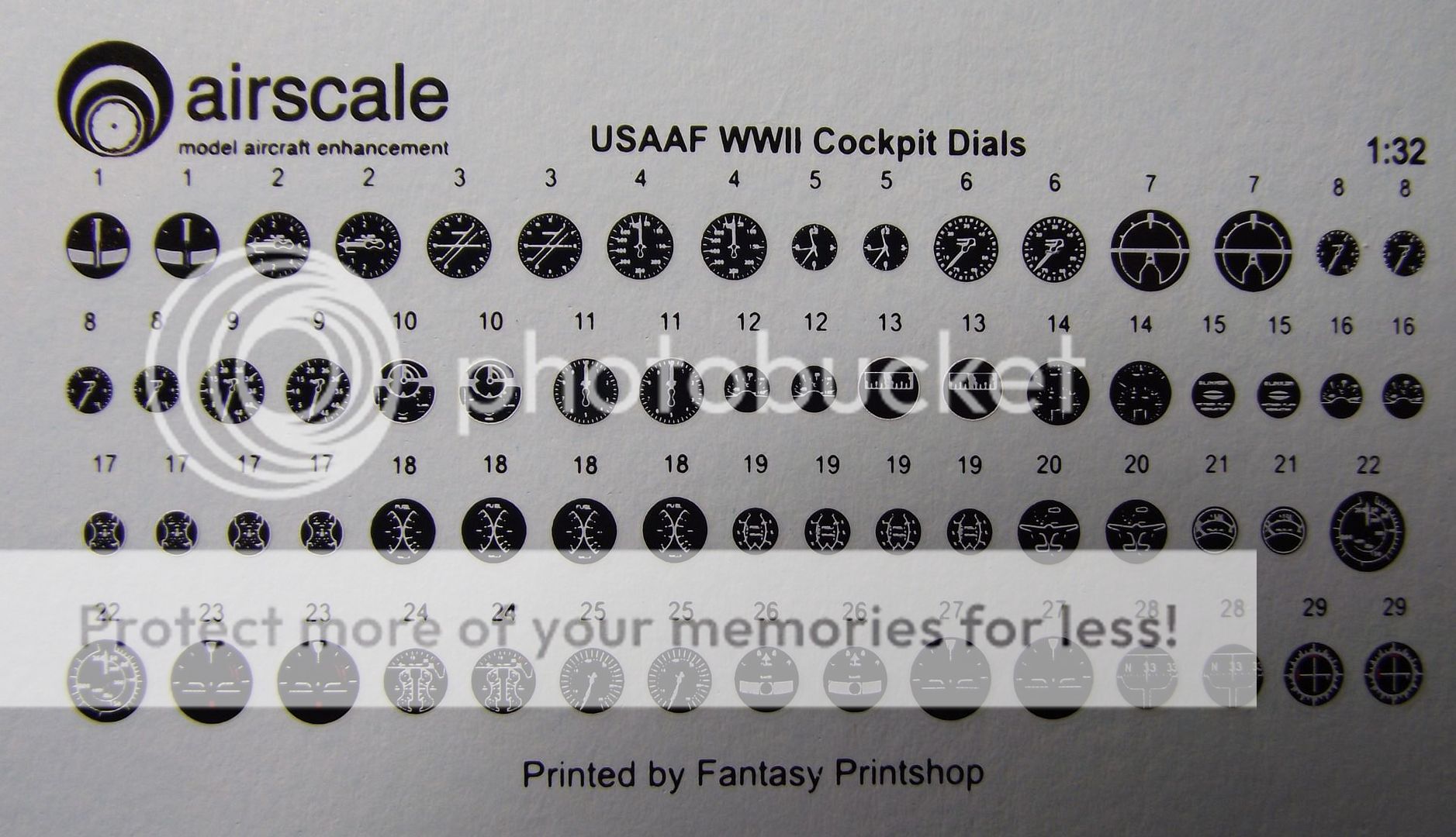 Review-Airscale 1/32 Cockpit Decals - LSP Discussion - Large Scale Planes